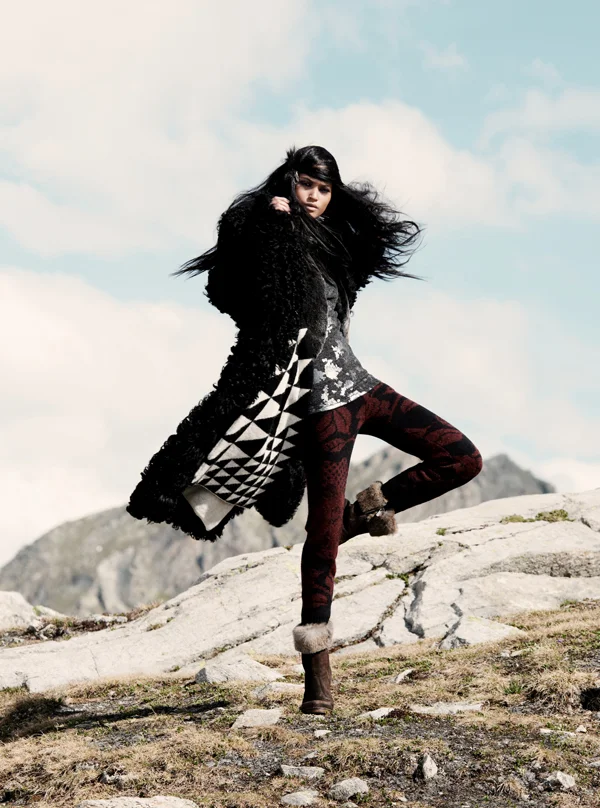 Sharina Gutierrez | Andreas Ortner | Elle Germany December 2012 ...