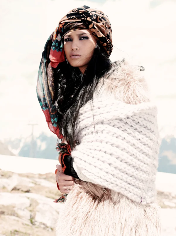 Sharina Gutierrez | Andreas Ortner | Elle Germany December 2012 ...