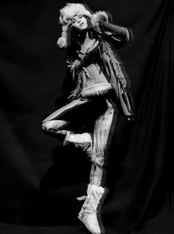 Sharina Gutierrez | Andreas Ortner | Elle Germany December 2012 ...