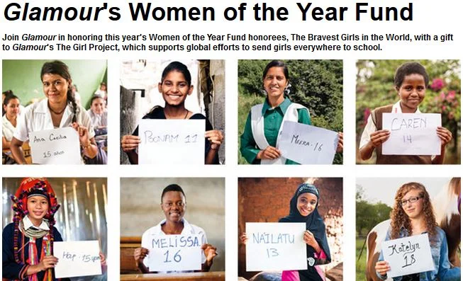 Glamour's Women of the Year Fund Launches The Girls Project To Educate ...