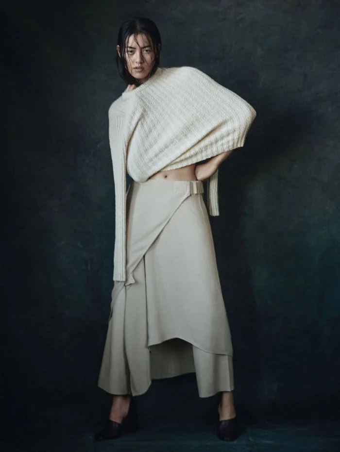 Liu Wen In 'Silent Beauty' By Boo George For Vogue China April 2015 ...