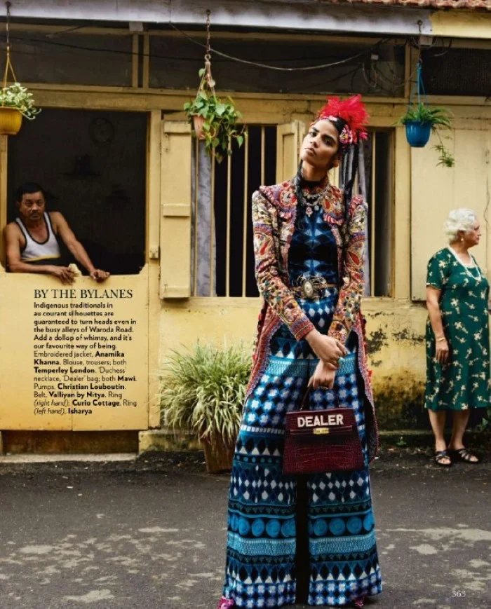 Bhumika Arora Mixes Hipster & Heritage In Bharat Sikka Looks For Vogue ...