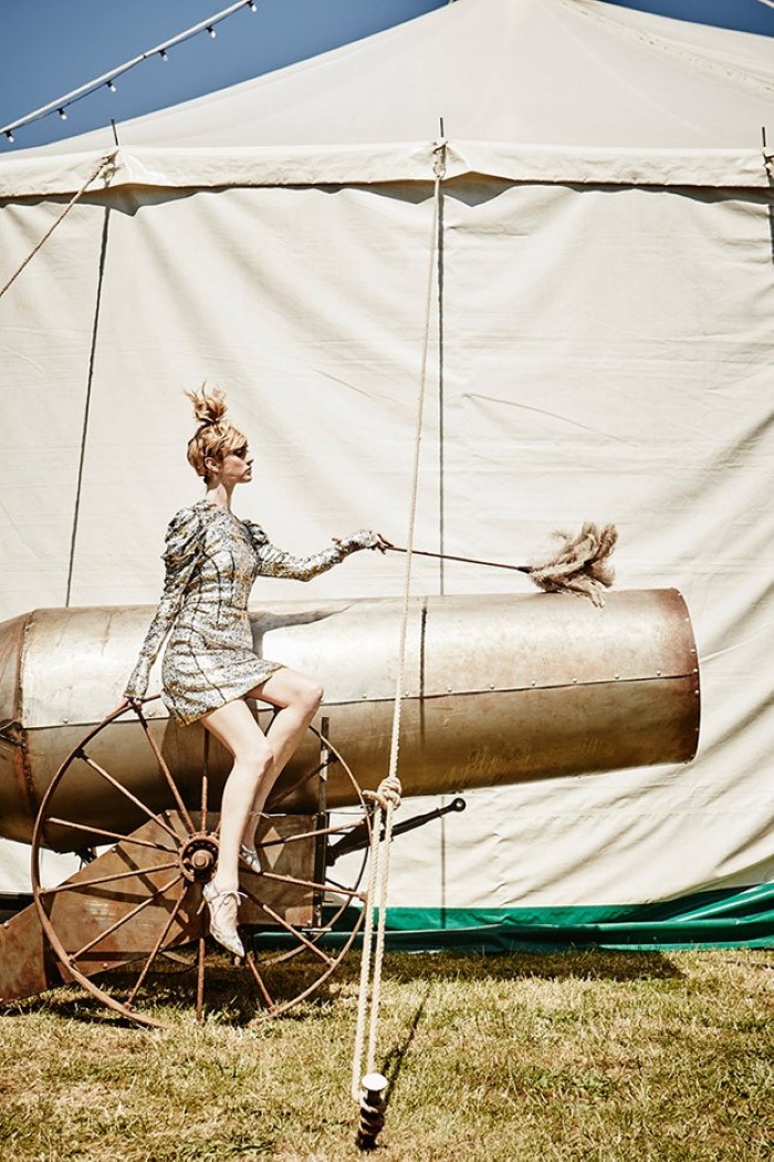 Frances Coombe Is A 'Circus' Fashion Act By Ellen von Unwerth For ...