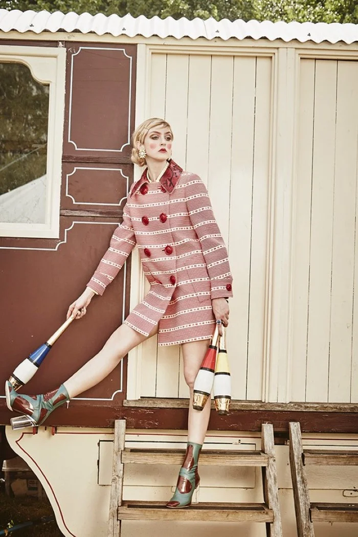 Frances Coombe Is A 'Circus' Fashion Act By Ellen von Unwerth For ...