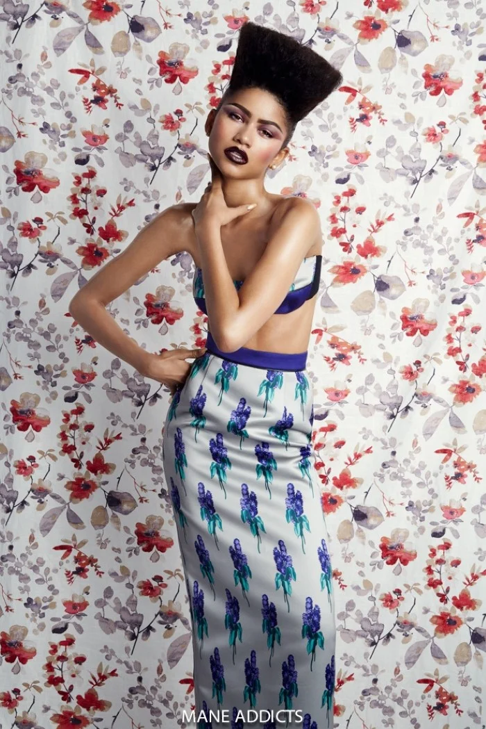 Zendaya Channels Big Impact Women In Andrew Styles Images For Mane ...