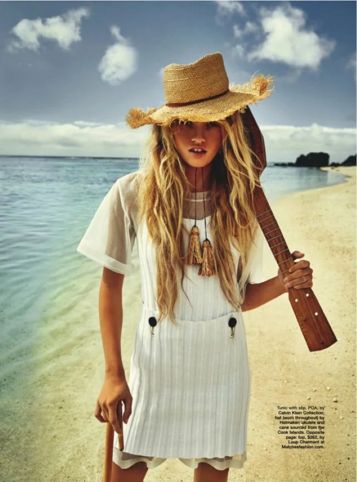 Maggie Laine Is A 'Castaway' Lensed Beachside By David Gubert For Marie ...