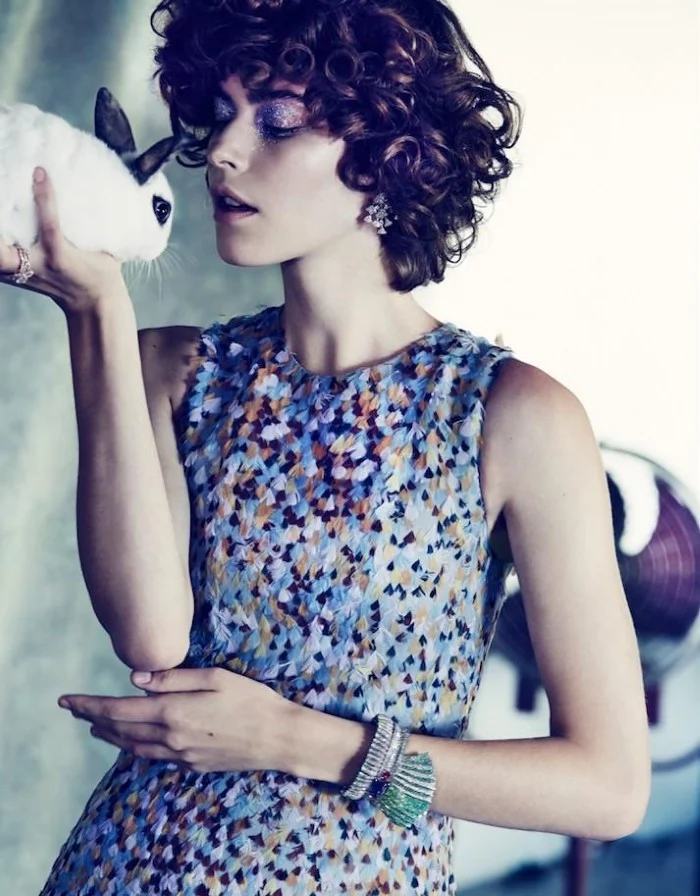 Alexandra Hochguertel Wears Holiday Couture For Tatler Russia December ...