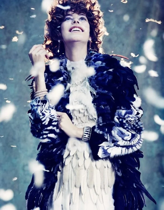 Alexandra Hochguertel Wears Holiday Couture For Tatler Russia December ...