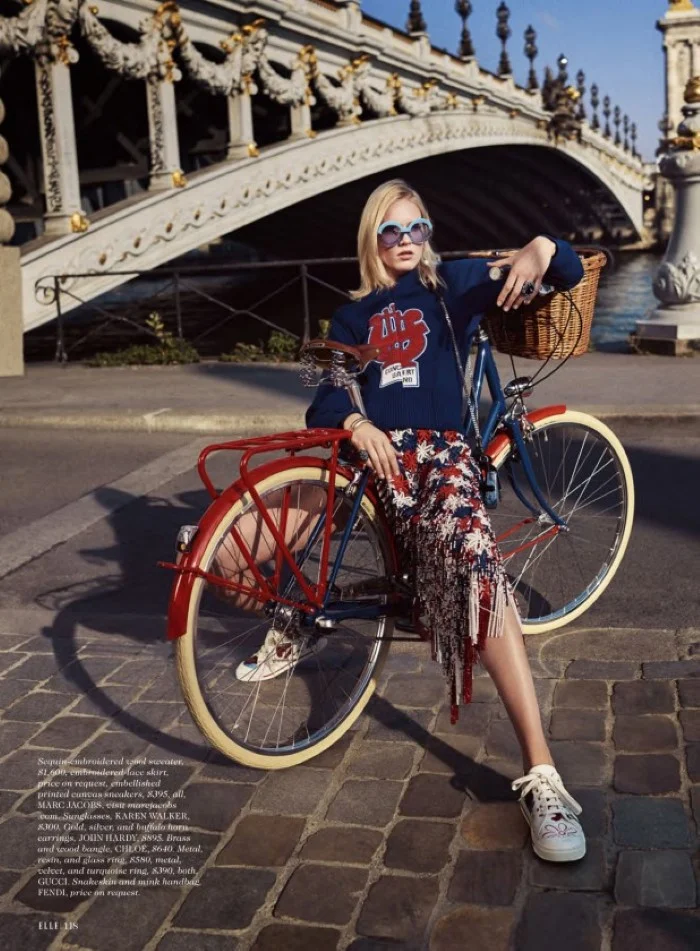 Charlene Hogger Takes Paris In Spring Couture Lensed By David Burton ...