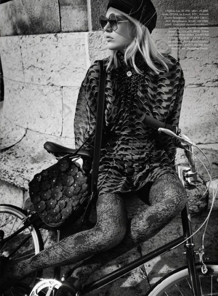 Charlene Hogger Takes Paris In Spring Couture Lensed By David Burton ...