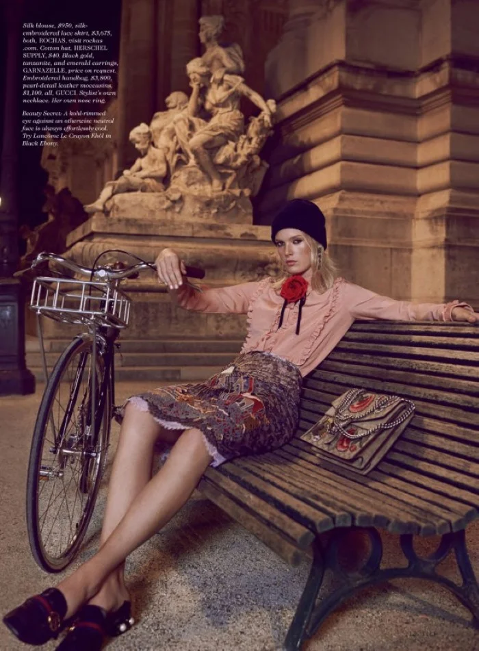 Charlene Hogger Takes Paris In Spring Couture Lensed By David Burton ...