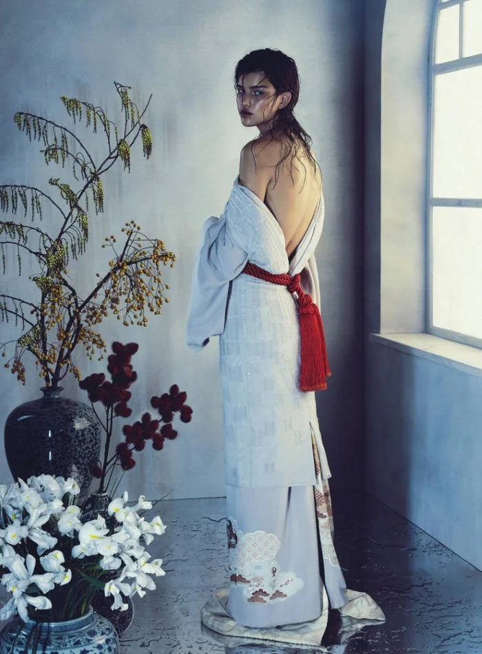 Astrid Holler Is December's 'Evening Muse' In Nicole Bentley Images For ...