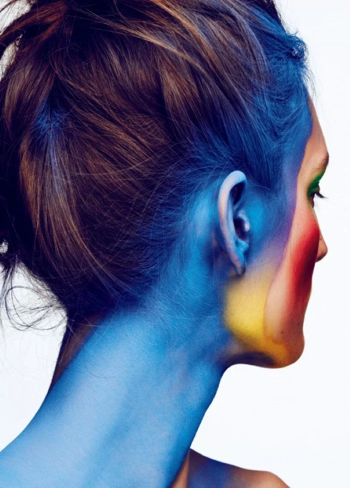 Violette Paints Julie Fleming In Ben Hassett Images For Vogue Japan ...