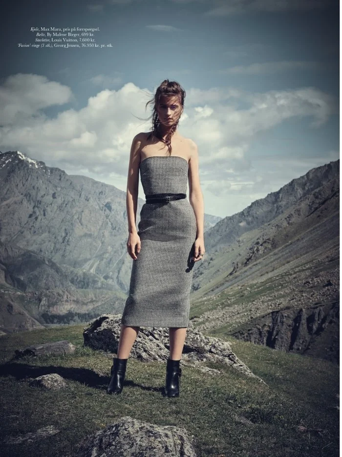 Regitze Christensen By Sean McMenomy Is Nature Girl Panorama For Elle ...