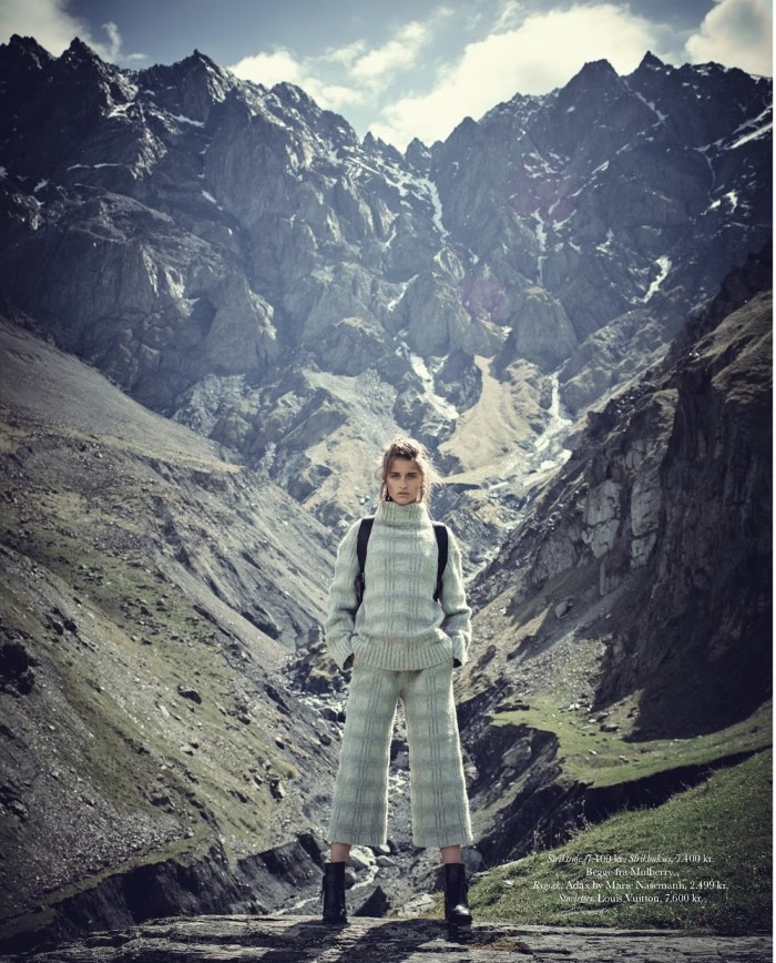 Regitze Christensen By Sean McMenomy Is Nature Girl Panorama For Elle ...