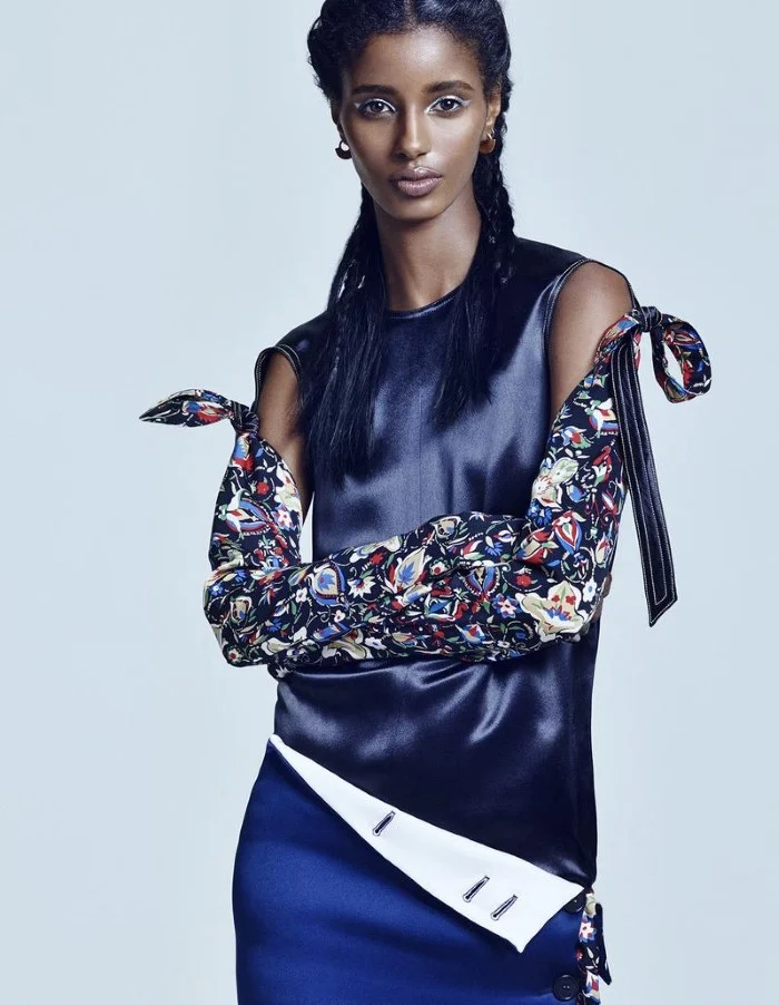 Senait Godey Channels Ancient Moderns In Nicholas Ong Images For L'Officiel Singapore December ...