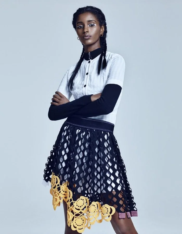 Senait Godey Channels Ancient Moderns In Nicholas Ong Images For L'Officiel Singapore December ...