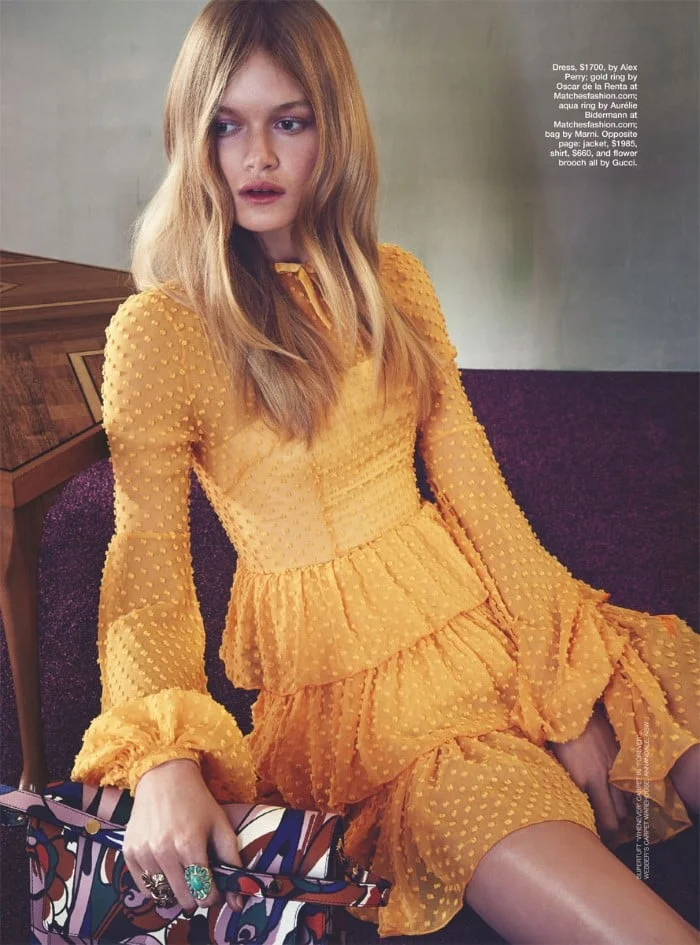 Alice Morgan Fronts 'Then & Now' In Nicole Bentley Images For Marie ...
