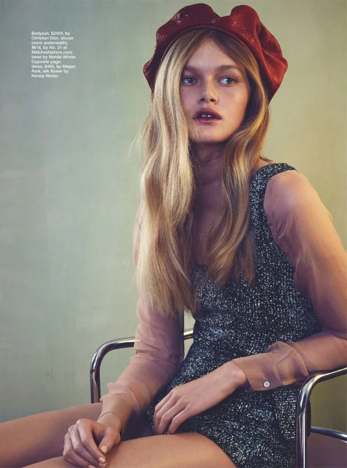 Alice Morgan Fronts 'Then & Now' In Nicole Bentley Images For Marie ...