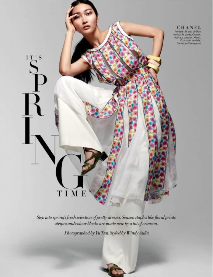 Jisu Hong Is A Blooming Beauty Lensed By Yu Tsai For Harper's Bazaar ...