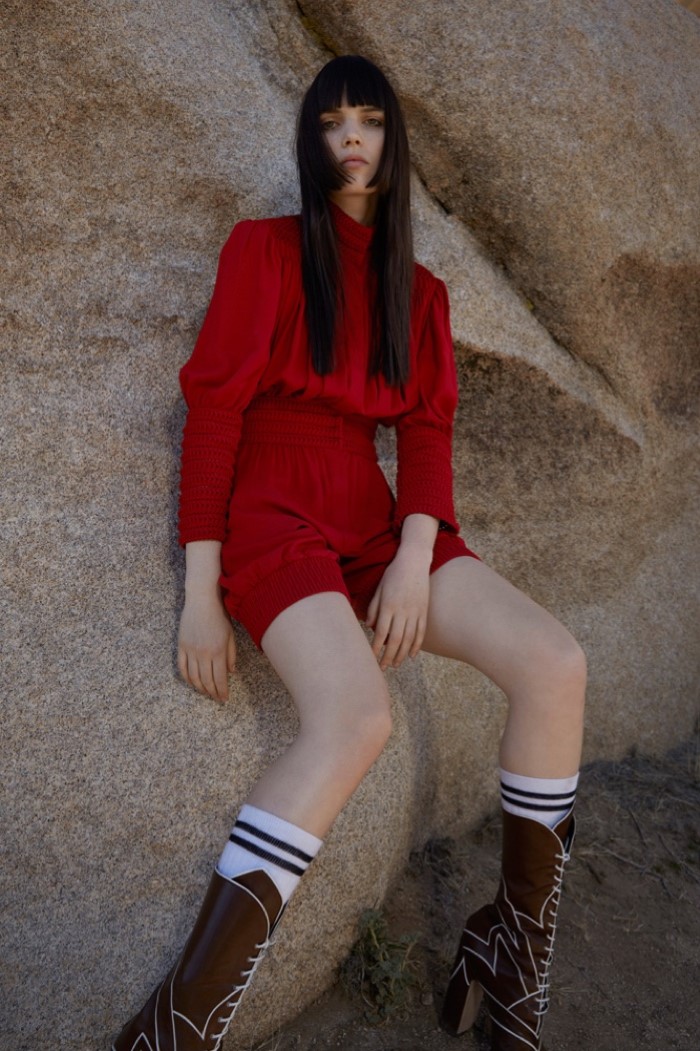 Lily Stewart Gets Ruffled In 'Twisted Romance" For Vogue China April ...