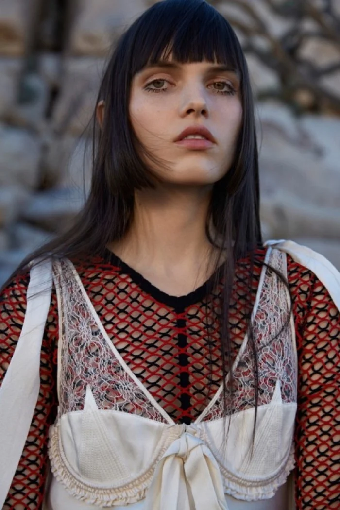 Lily Stewart Gets Ruffled In 'Twisted Romance" For Vogue China April ...
