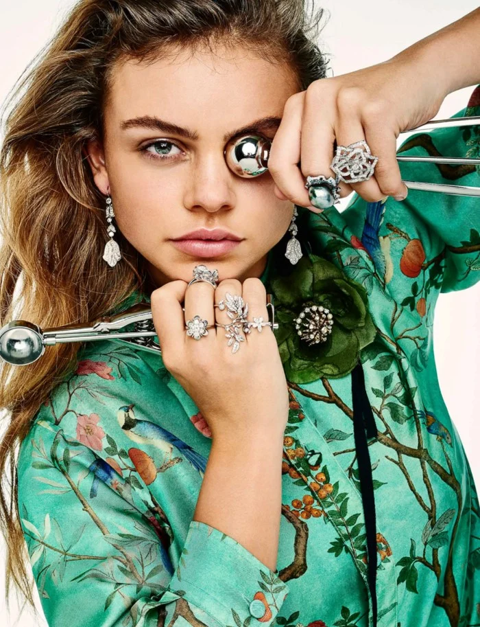 Julia Klaassen Dazzles In Philippe Vogelzang Images For Vogue ...