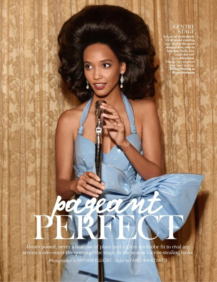 Cora Emmanuel Is 'Pageant Perfect' In Arthur Elgort Images For Vogue ...