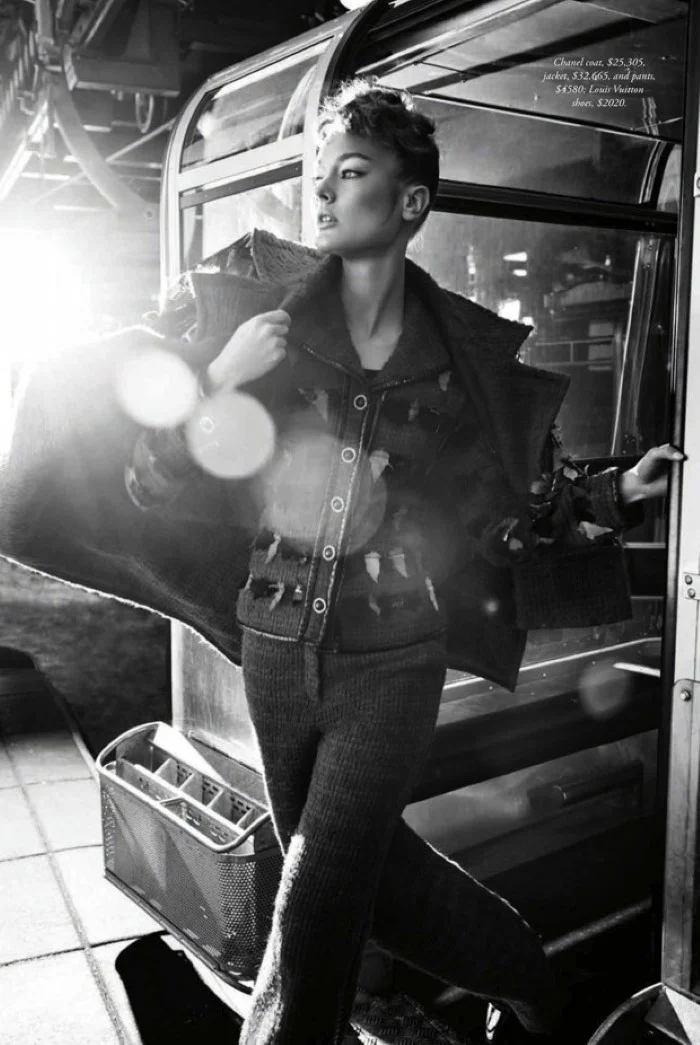 Monika Jagaciak Is Snow Bunny Sexy For Harper's Bazaar Australia May ...