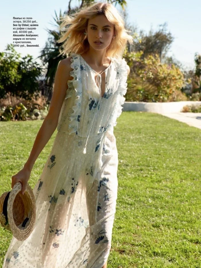 Isabelle Sauer Is Nature Girl Lensed By Asa Tallgard For Glamour Russia ...