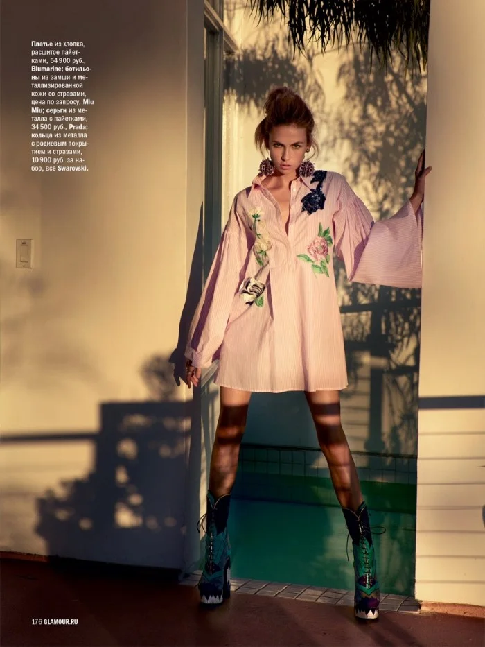 Isabelle Sauer Is Nature Girl Lensed By Asa Tallgard For Glamour Russia ...