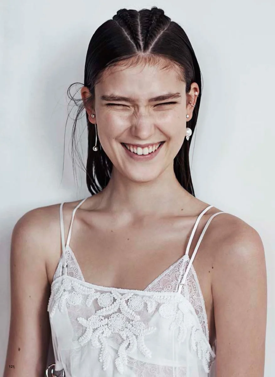 Zuzu Tadeushuk Wears 'Sheer Confidence' Lensed By Steven Pan By Vogue ...