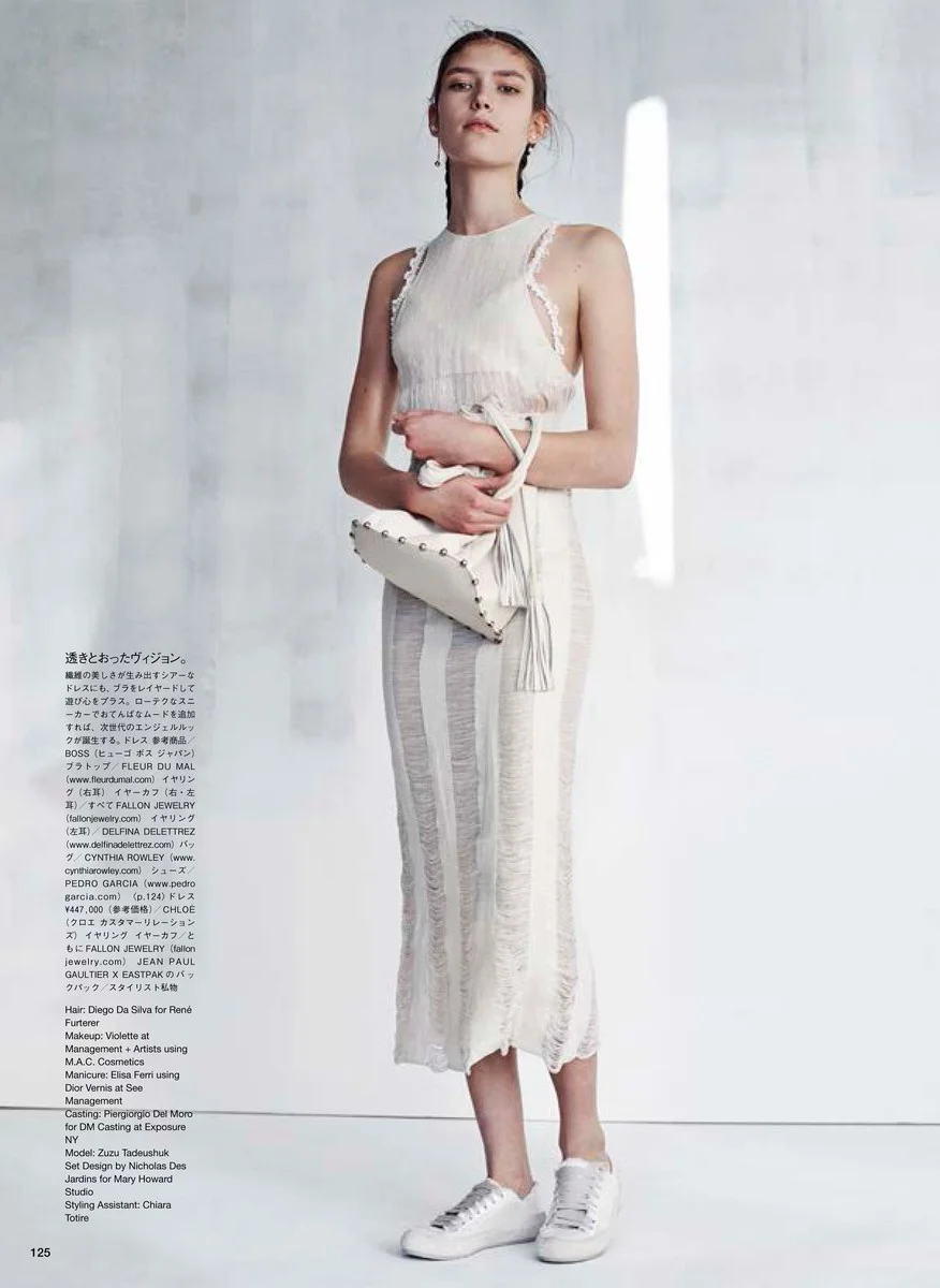Zuzu Tadeushuk Wears 'Sheer Confidence' Lensed By Steven Pan By Vogue ...