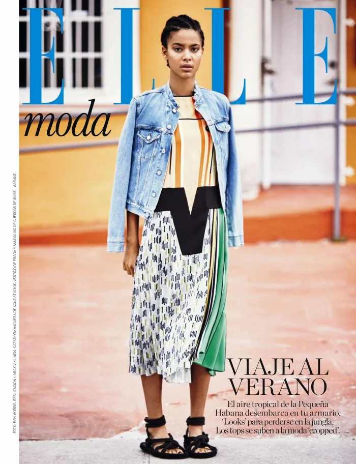 Kyra Green Feels Heat In 'Miami vice' Lensed By Ben Morris For Elle ...