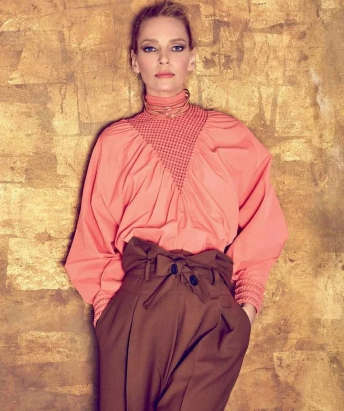 Uma Thurman Is Lensed By Xevi Mutane For The Harper's Bazaar Mexico May ...