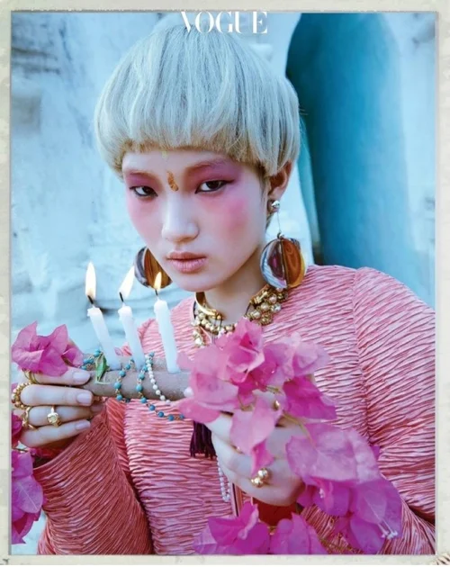 Hyunji Shin Sparkles In Bo Sung Kim Images For Vogue Korea June 2016 ...