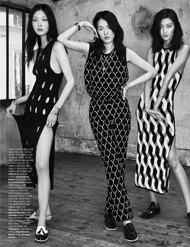 5 Korean Beauties By Kim Hee June For Elle Korea June 2016 — Anne of ...