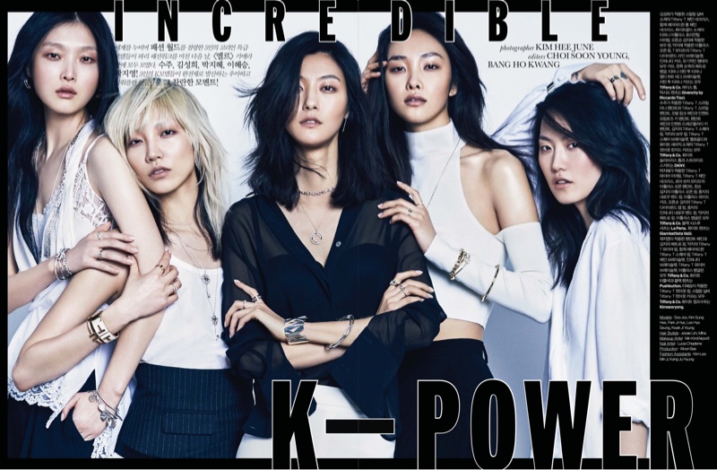 5 Korean Beauties By Kim Hee June For Elle Korea June 2016 — Anne of ...