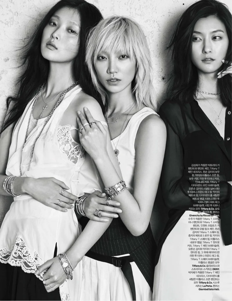 5 Korean Beauties By Kim Hee June For Elle Korea June 2016 — Anne of ...