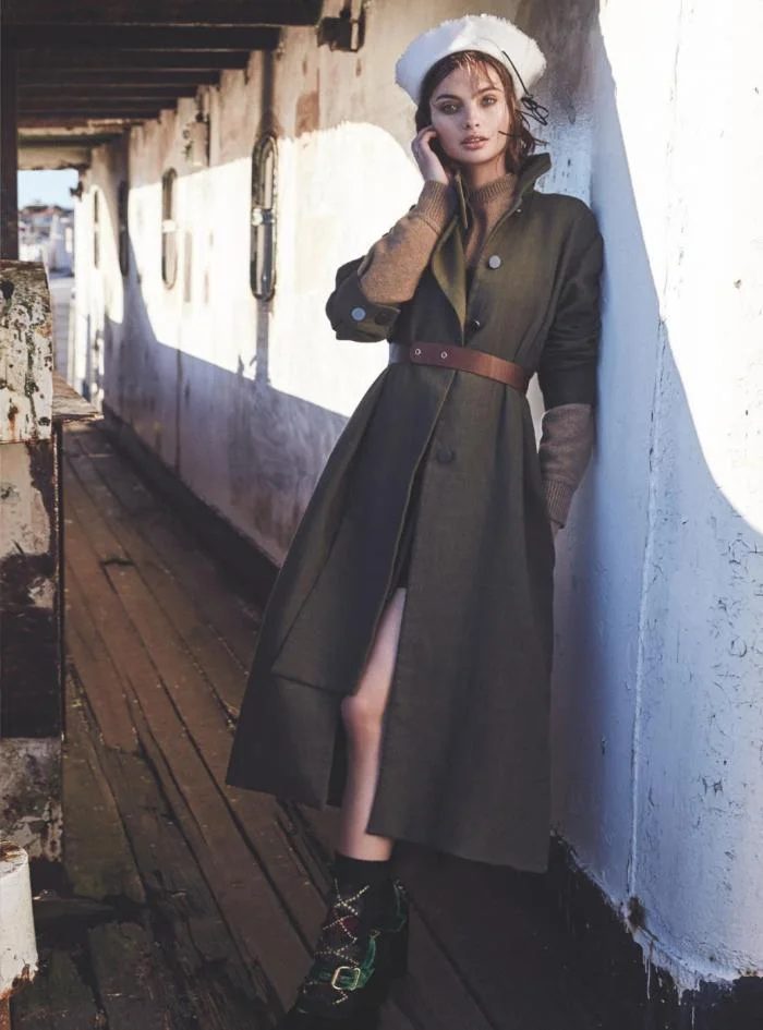 Moa Aberg Hits High Waters In Nicole Bentley Images For Marie Claire ...