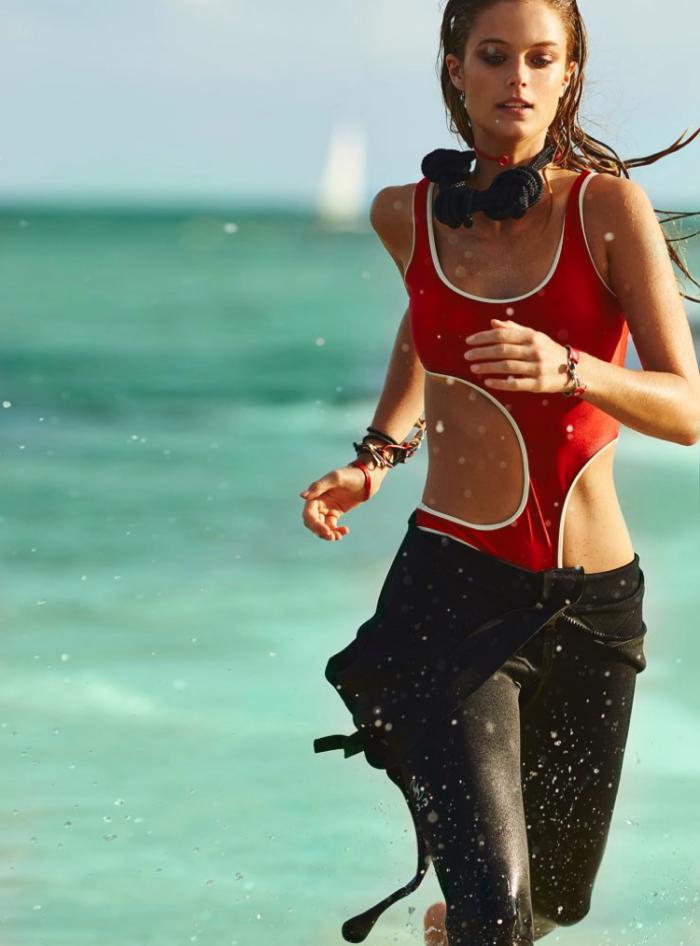 Kate Bock Dives In Elle Quebec July 2016, Flashed By Max Abadian — Anne of Carversville