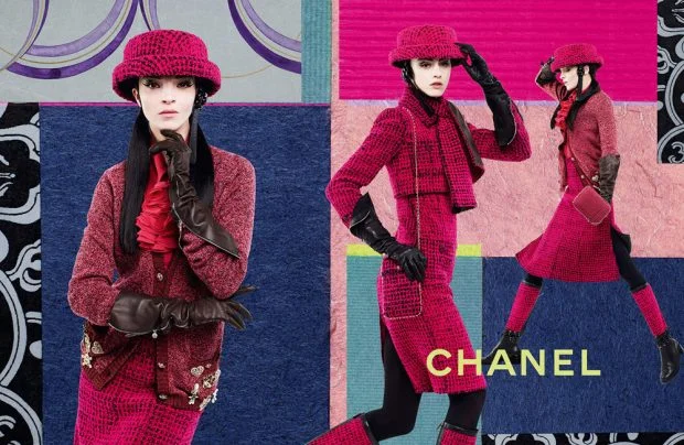 Mariacarla Boscono & Sarah Brannon Front Chanel Fall 2016 By Karl ...