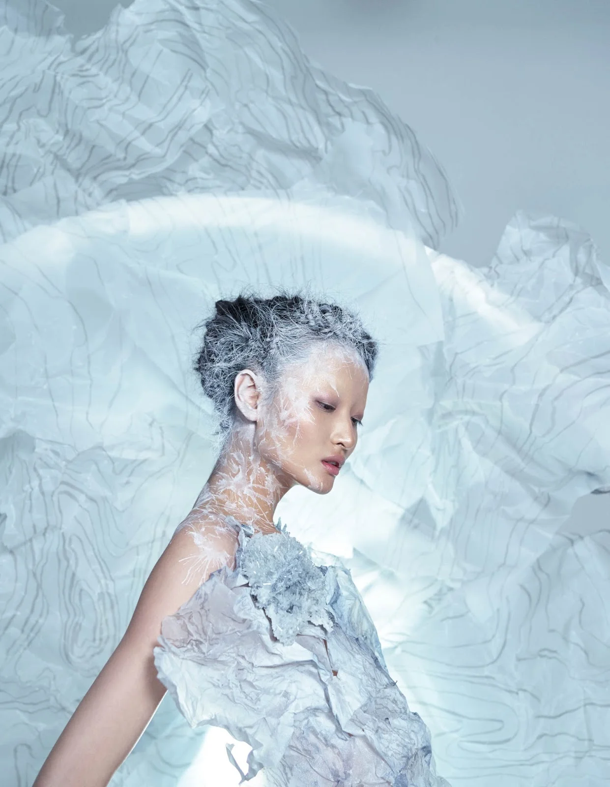 Liu Xu Is Lensed By James Meakin In 'Texture Innovation' For Vogue ...