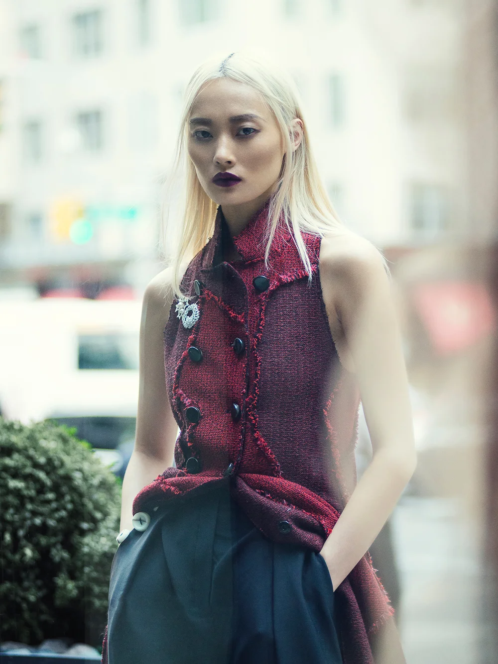 Li Xiao Xing Takes Manhattan by Francesco Vincenti For Elle Hong Kong ...