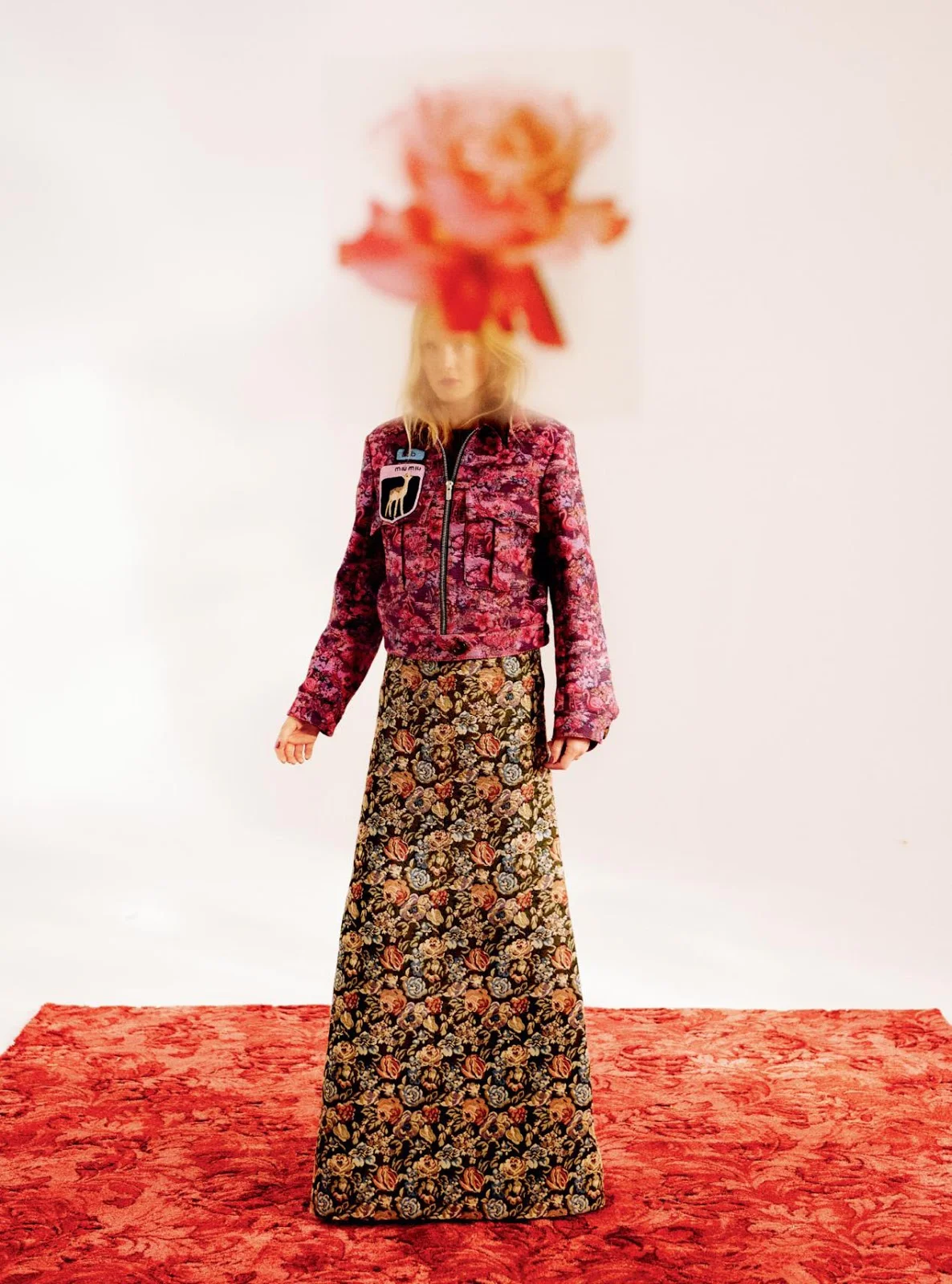 Maja Salamon Is Stylin' in 'Petal Power' by Serge Leblon for Harper's ...
