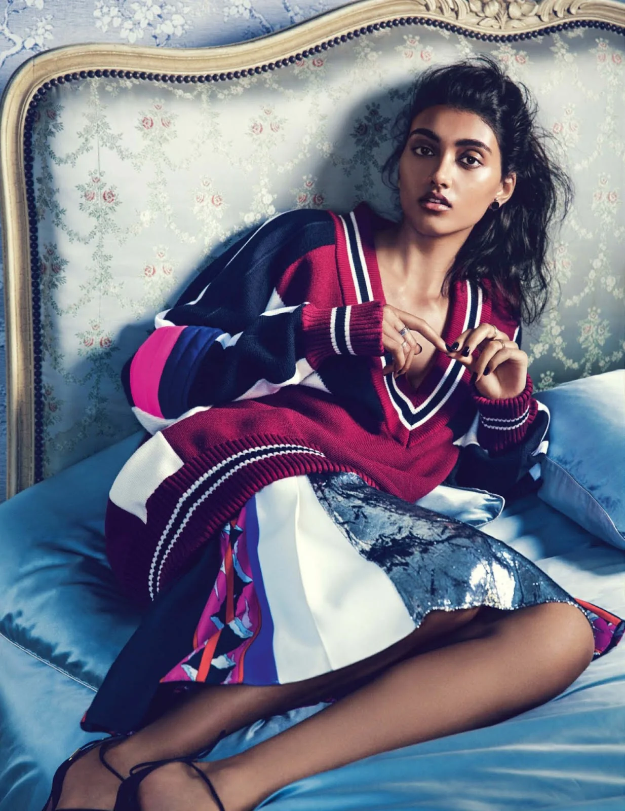 Neelam Gill Poses In 'Clash Course' By Richard Ramos For Vogue India ...