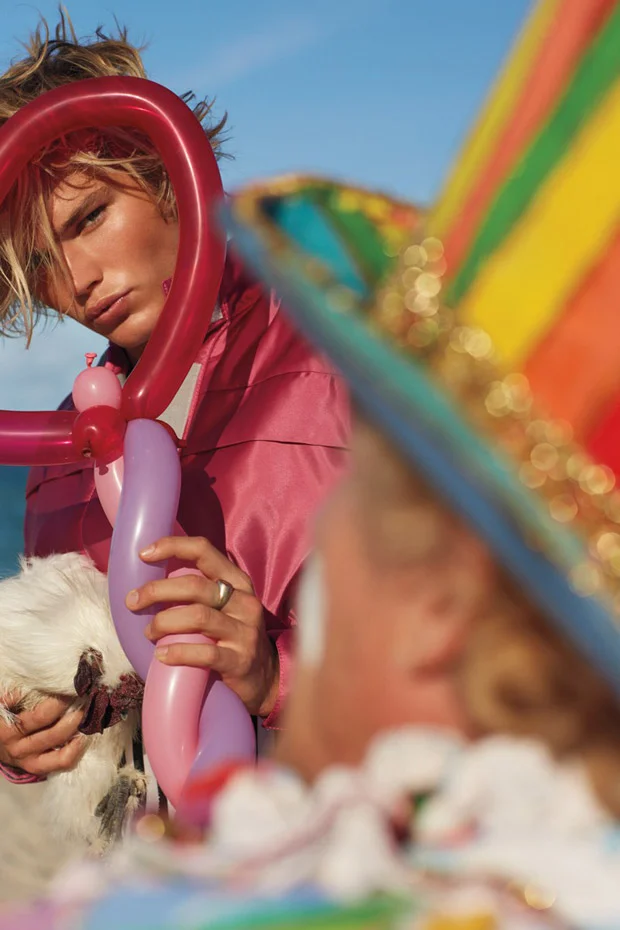 Natasha Poly & Jordan Barrett By Sebastian Faena For Front Row Miami ...