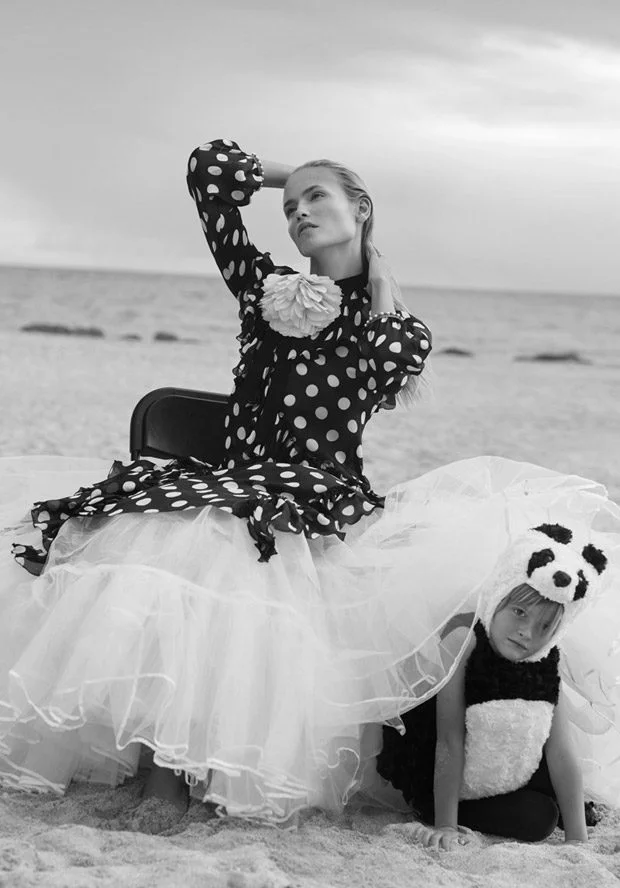 Natasha Poly & Jordan Barrett By Sebastian Faena For Front Row Miami ...