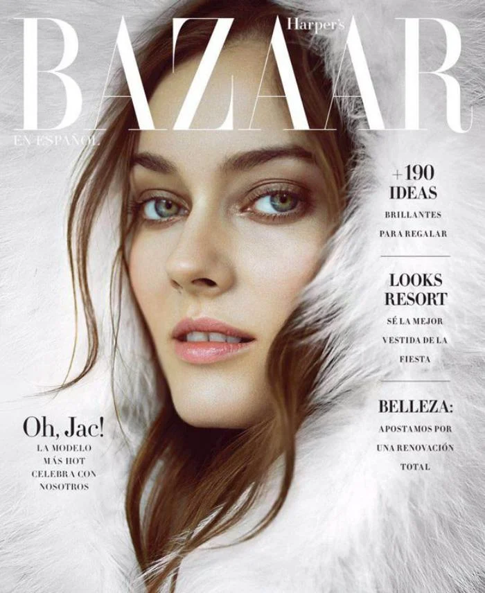 Jac Jagaciak Covers Harper's Bazaar Mexico December 2016, Lensed By ...