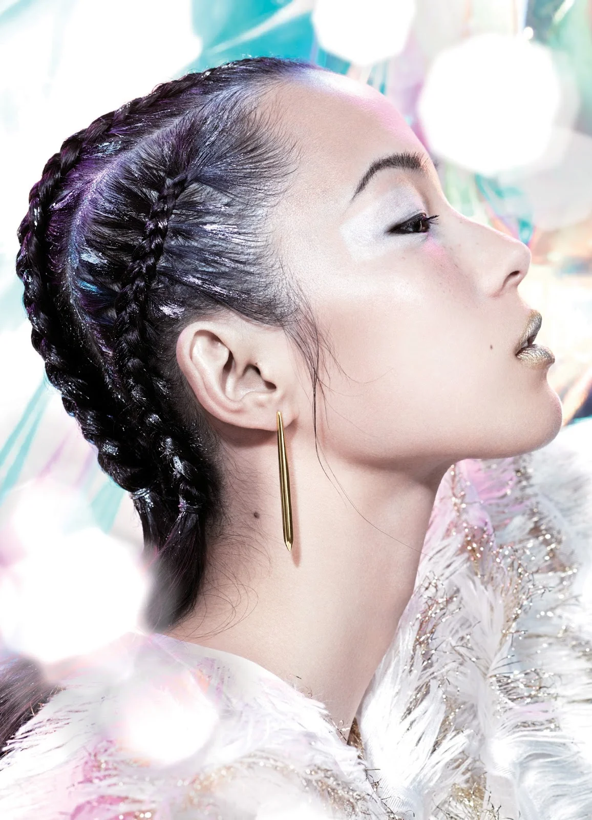 Xiao Wen Ju Sparkles In Kenneth Willardt Images For Vogue China ...